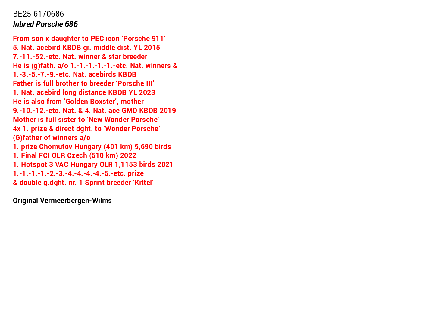 Inbred Porsche 686 | PIPA