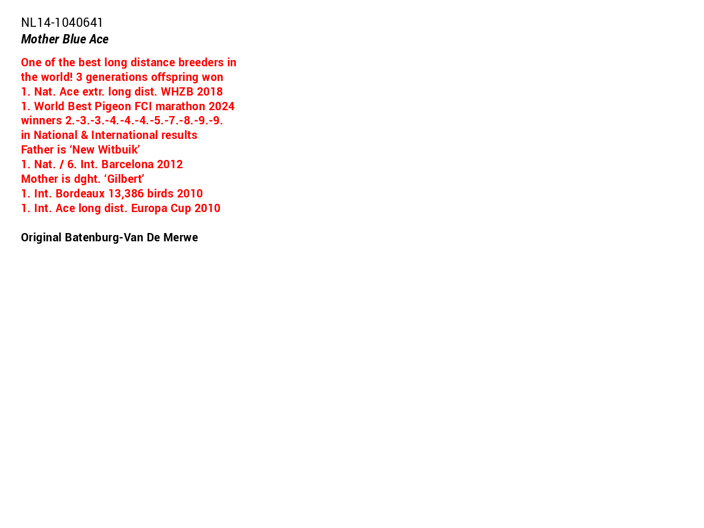 Mother Blue Ace | PIPA